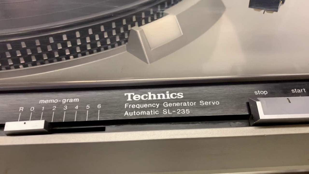 Technics SL-235 Turntable - YouTube