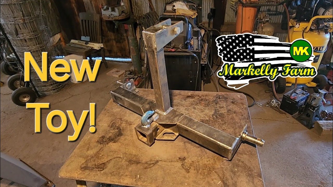 Tractor Receiver Hitch from Scrap - YouTube