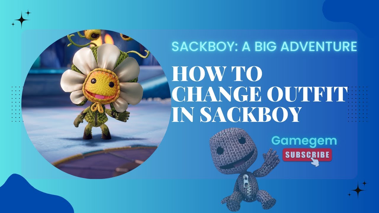How To Change Outfit In Sackboy - Zom Zom Sackboy - PS5 - YouTube