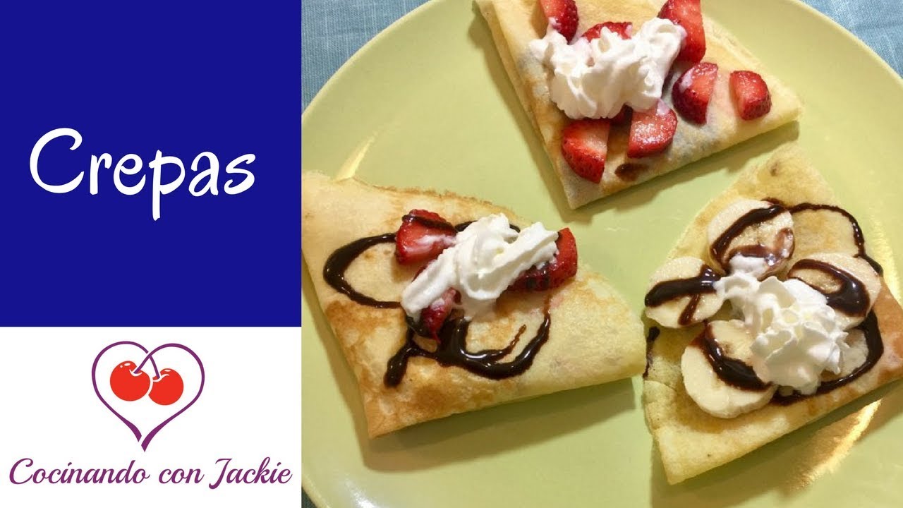 Crepas - ¡Receta Muy Fácil! - YouTube