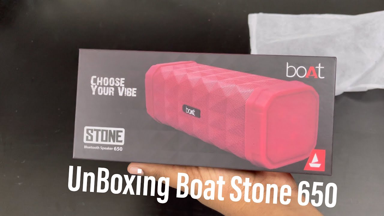 UnBoxing Boat Stone 650 - YouTube