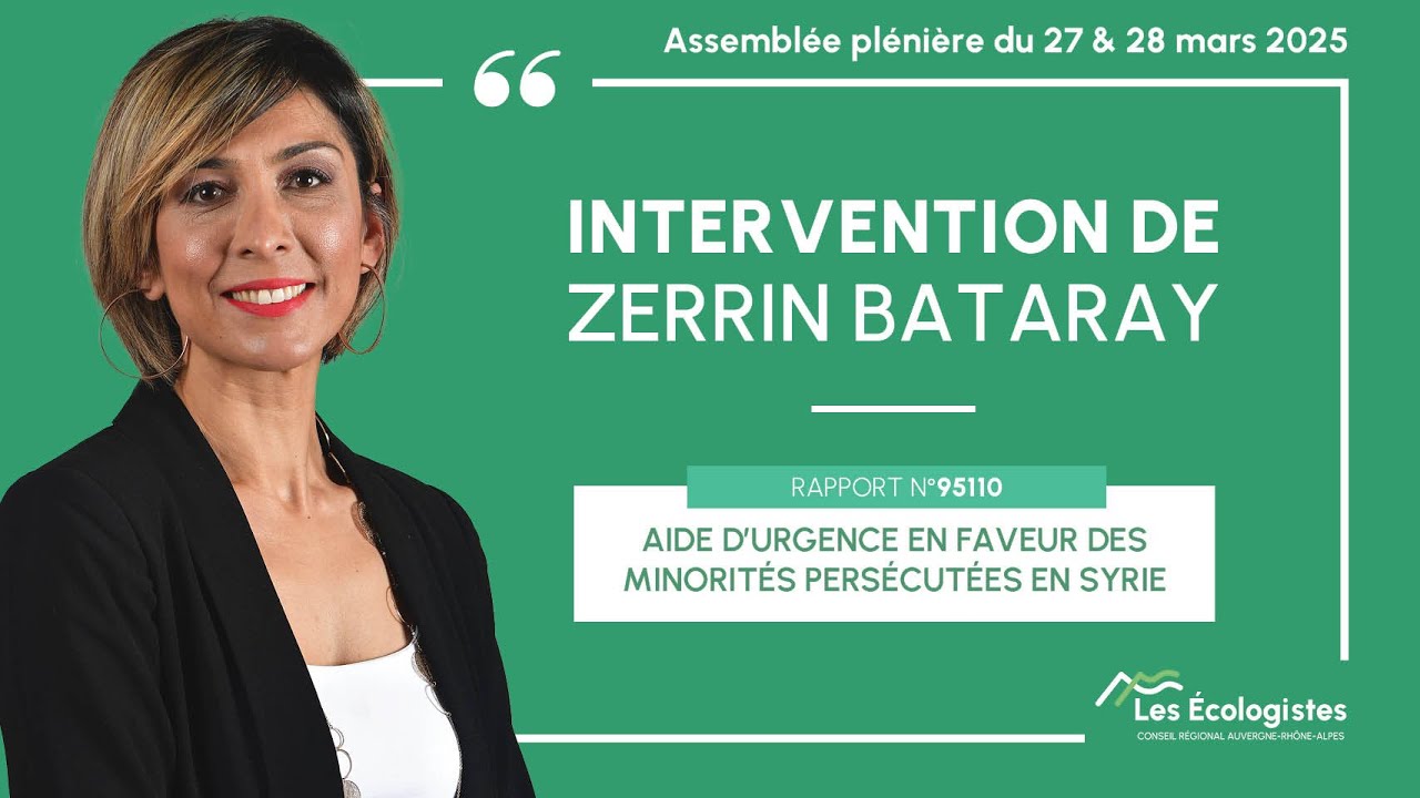 Interv de Zerrin Bataray, Aide d'urgence en faveur des minorités ...