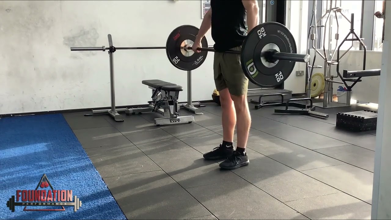 Barbell Snatch Grip Deadlift - YouTube