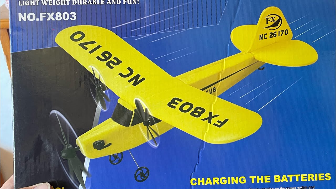 My new RC Piper J-3 Cub - YouTube