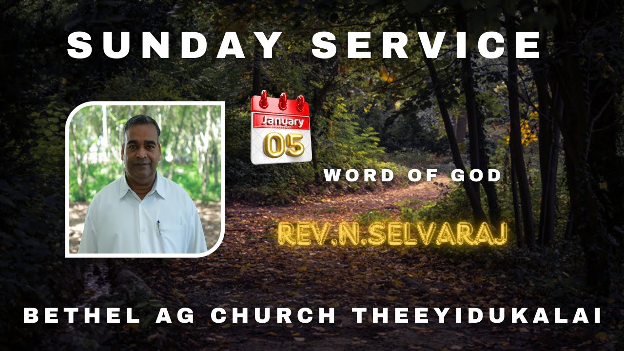 🔴 LIVE /// SUNDAY SERVICE /// Word of God /// Rev.N.Selva Raj /// - YouTube