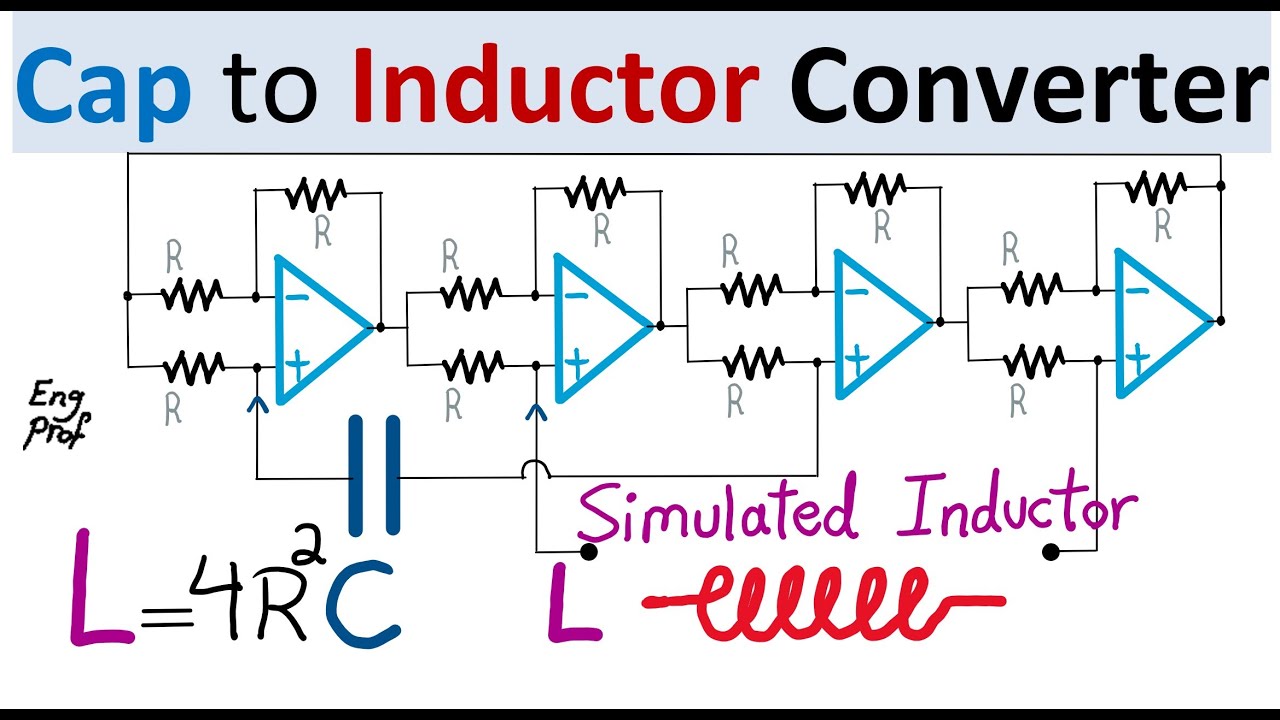 Converting Capacitance to Inductance with Op Amp Circulator Amplifier ...