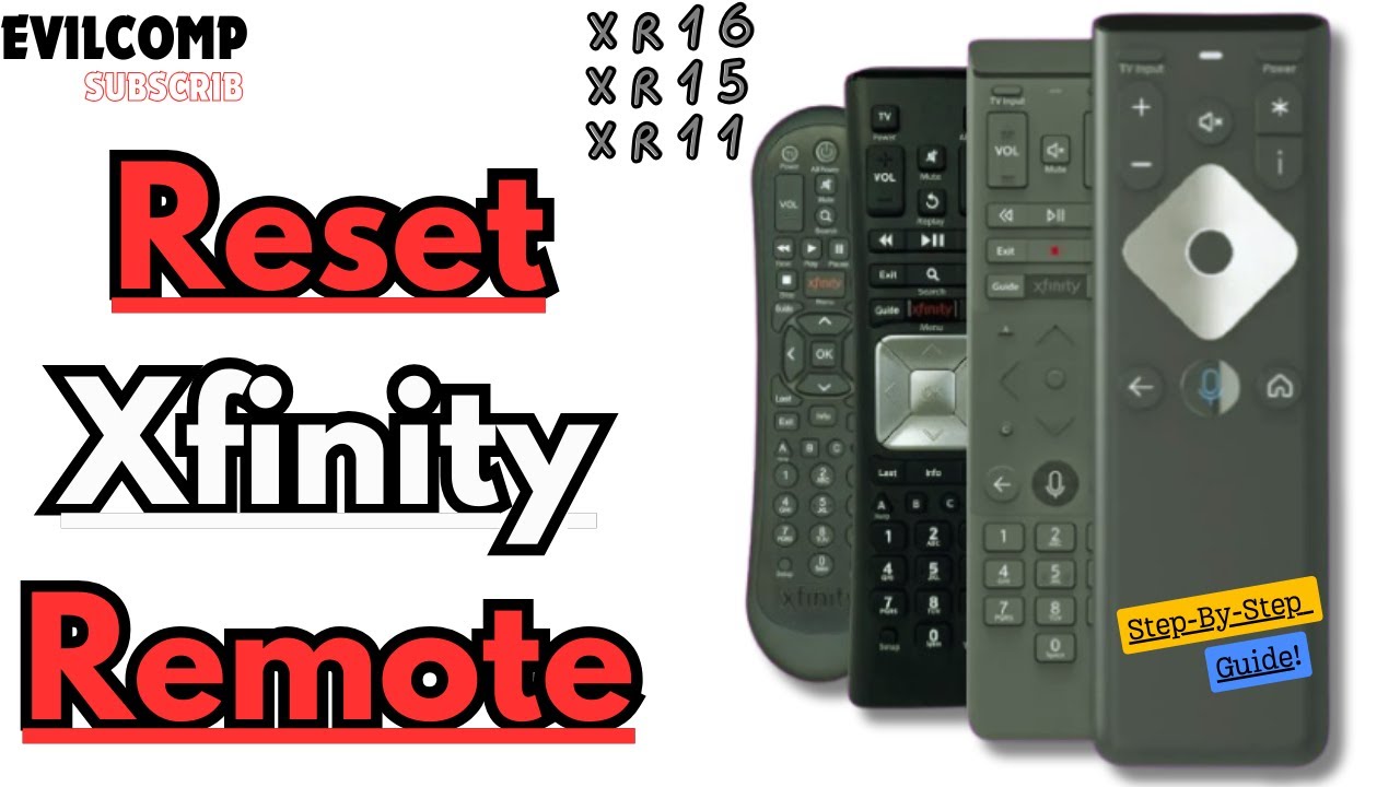 How to Reset Xfinity Remote - YouTube