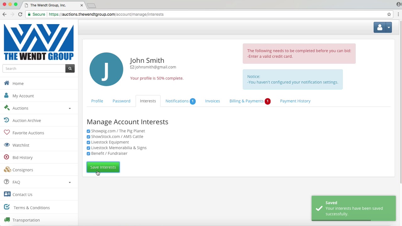 How To Create a User Profile - YouTube