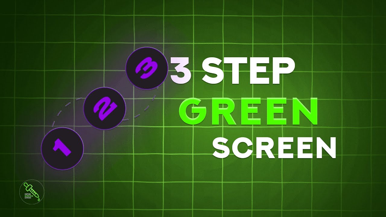 3 step motion green screen animation - YouTube