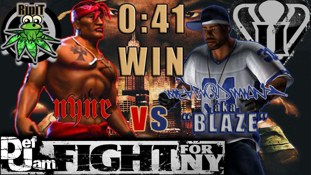 Def Jam Fight For NY Nyne vs Method Man 41 sec win - YouTube