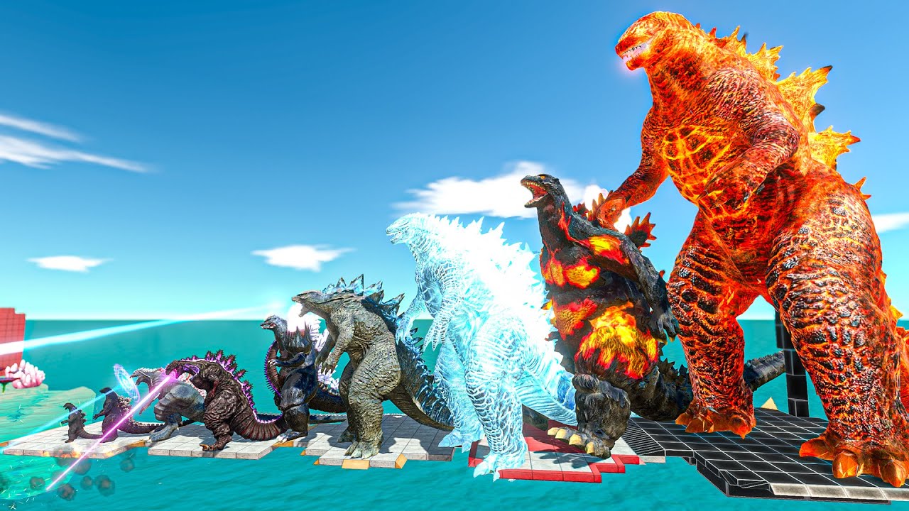 GODZILLA Power Level Comparison VS KING GHIDORAH + MECHAGODZILLA + KONG ...