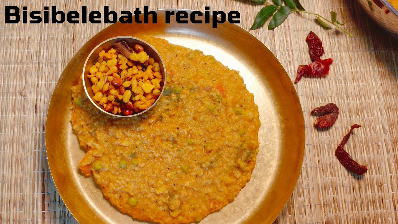 Bisibelebath Recipe|| Karnataka Special Bisi Bele Bath|| Traditional ...
