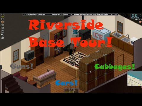 Riverside base tour in Project Zomboid - YouTube
