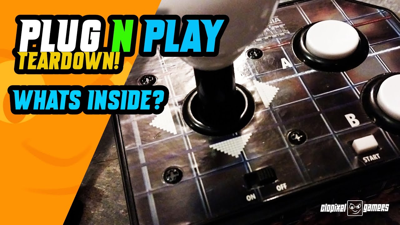 Tech Tear Down: Whats inside of a Plug N Play Console? @clopixelgamers ...