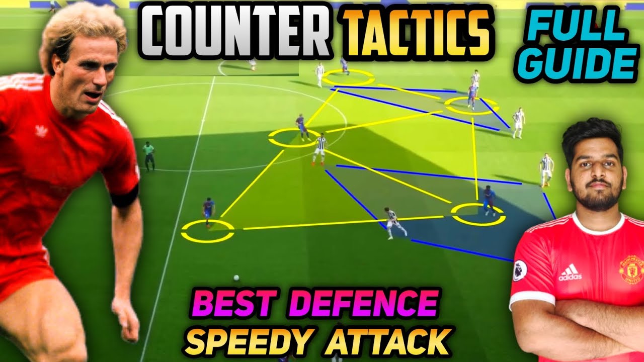 Counter Attacking Tactics - Full Guide EFOOTBALL 24 | Best Defence ...