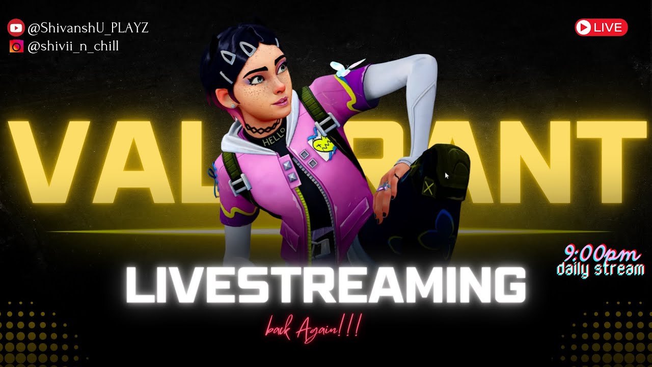 VALORANT LIVE INDIA | LATENIGHT VALO STREAM | RANKUP GRIND | - YouTube