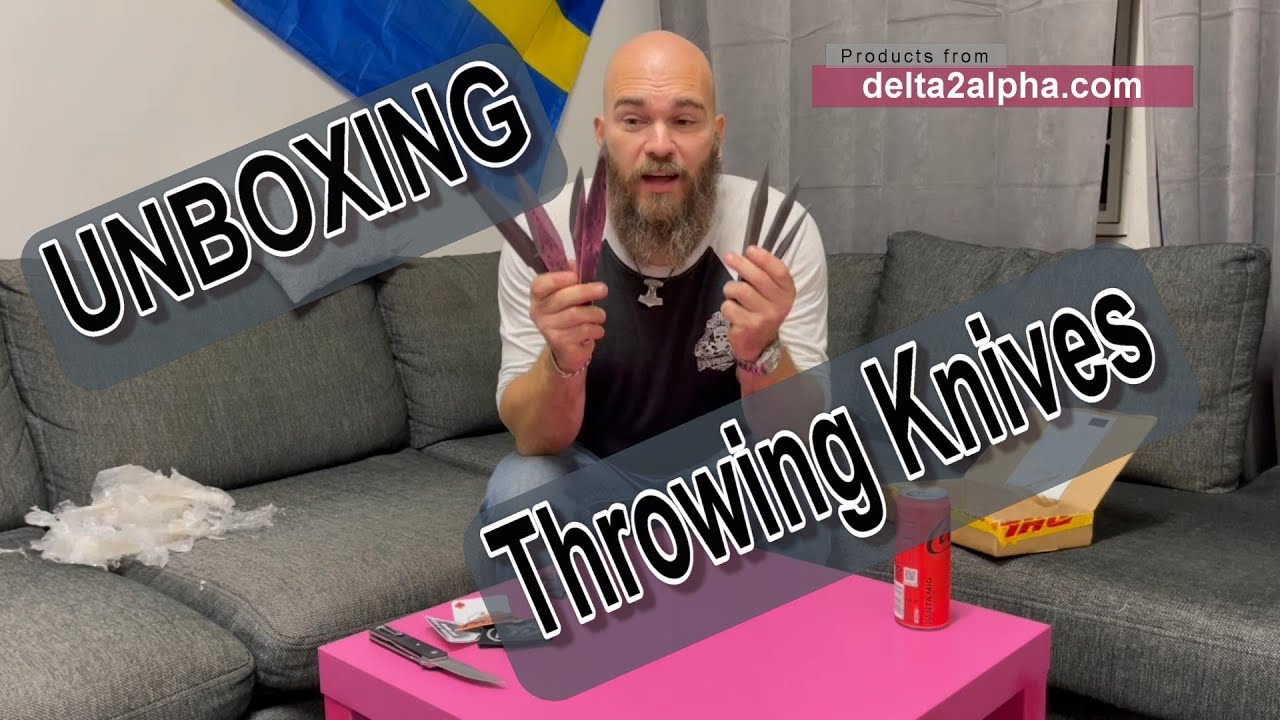 Top of the line - Throwing knives and Surikens - UNBOXING - From Delta2Alpha - YouTube