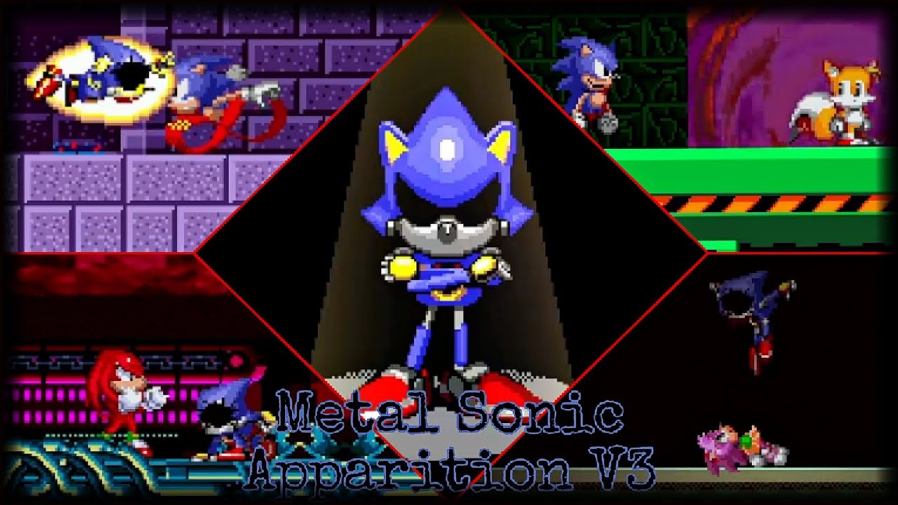 Metal Sonic Apparition - Chrono Distortion (V3) | Full Gameplay & All ...