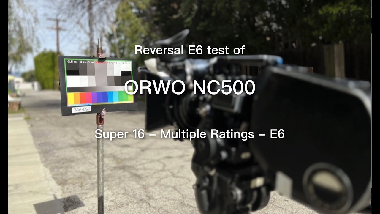 ORWO NC500 E6 Reversal Processing Test - YouTube