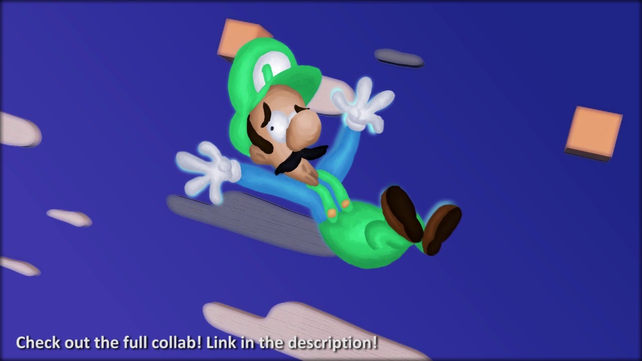 Luigi falls (Mama Luigi Re-Animate Collab) - YouTube