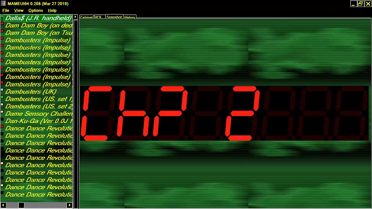 MAME MESS EARLY HANDHELD COMPUTER BOARD GAME DALLA$ DALLAS 1981 MATTEL ...