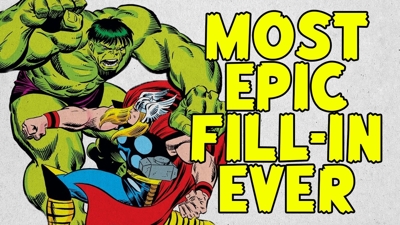 Hulk vs Thor in most epic fill-in issue ever! Stan Lee and Erik Larsen ...