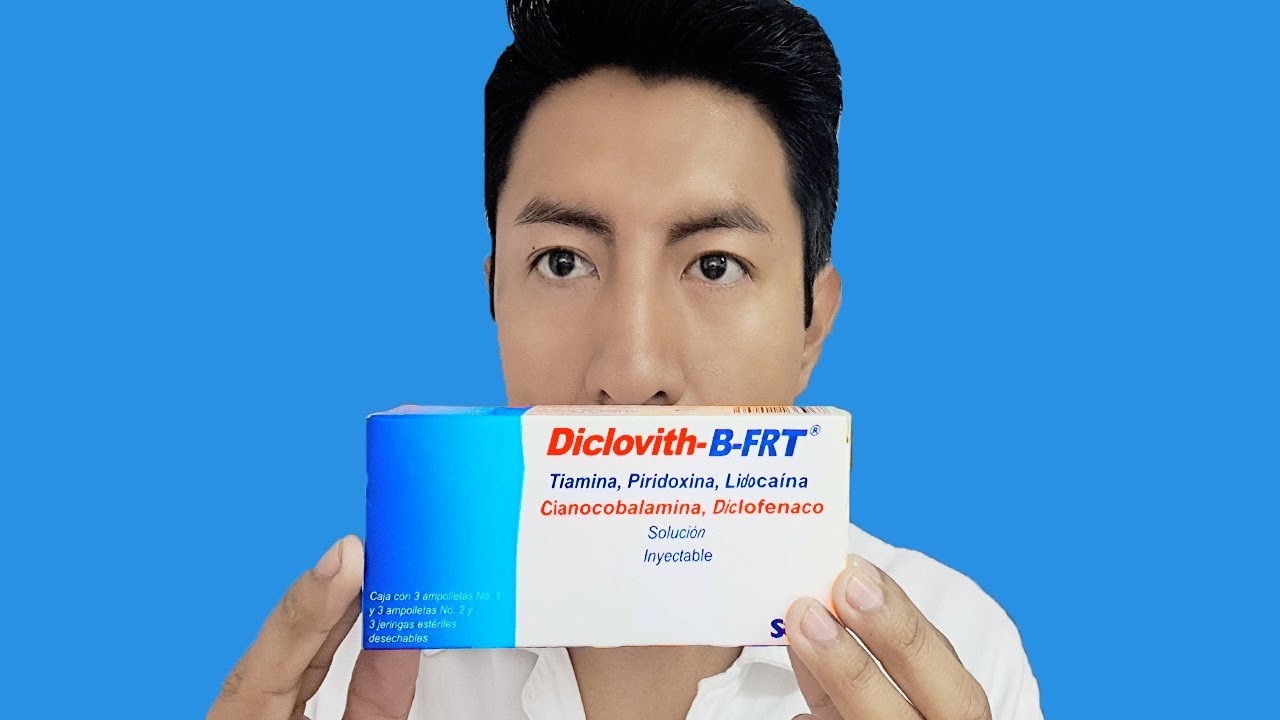 Diclovith B FRT | Diclofenaco con Lidocaína + Vitaminas B1, B6 y B12 ...