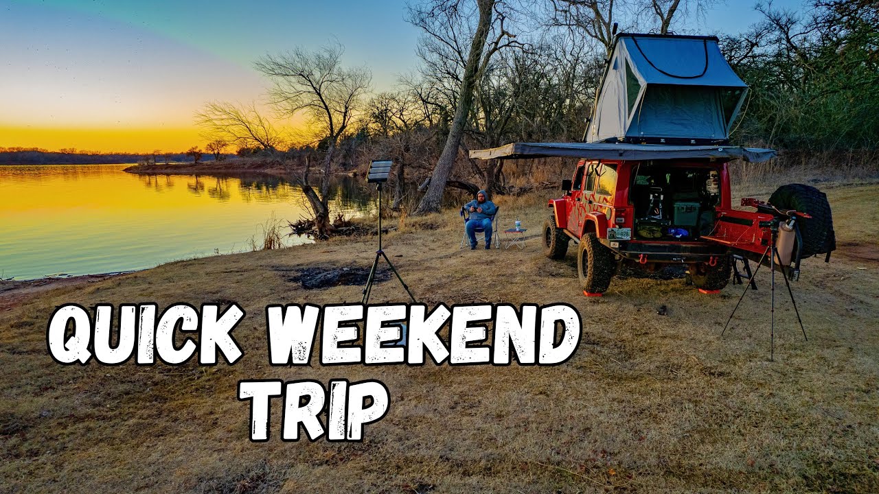Quick Camping Trip: Fort Cobb Lake WMA - YouTube