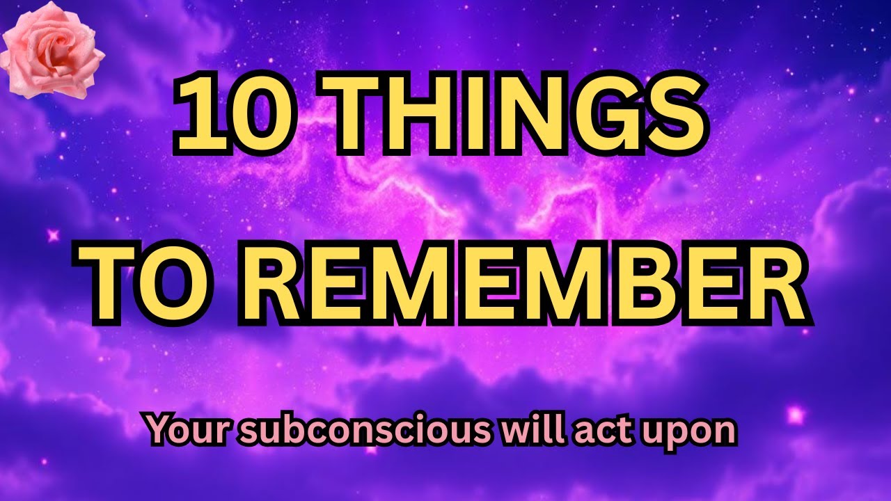 10 Things To Remember So The Law of Attraction Will Respond; Guided ...
