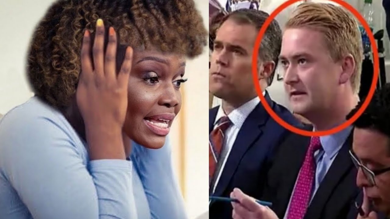 Angry Peter Doocy R*PS Karine jean Pierre to SHREDS #unitedstates # ...