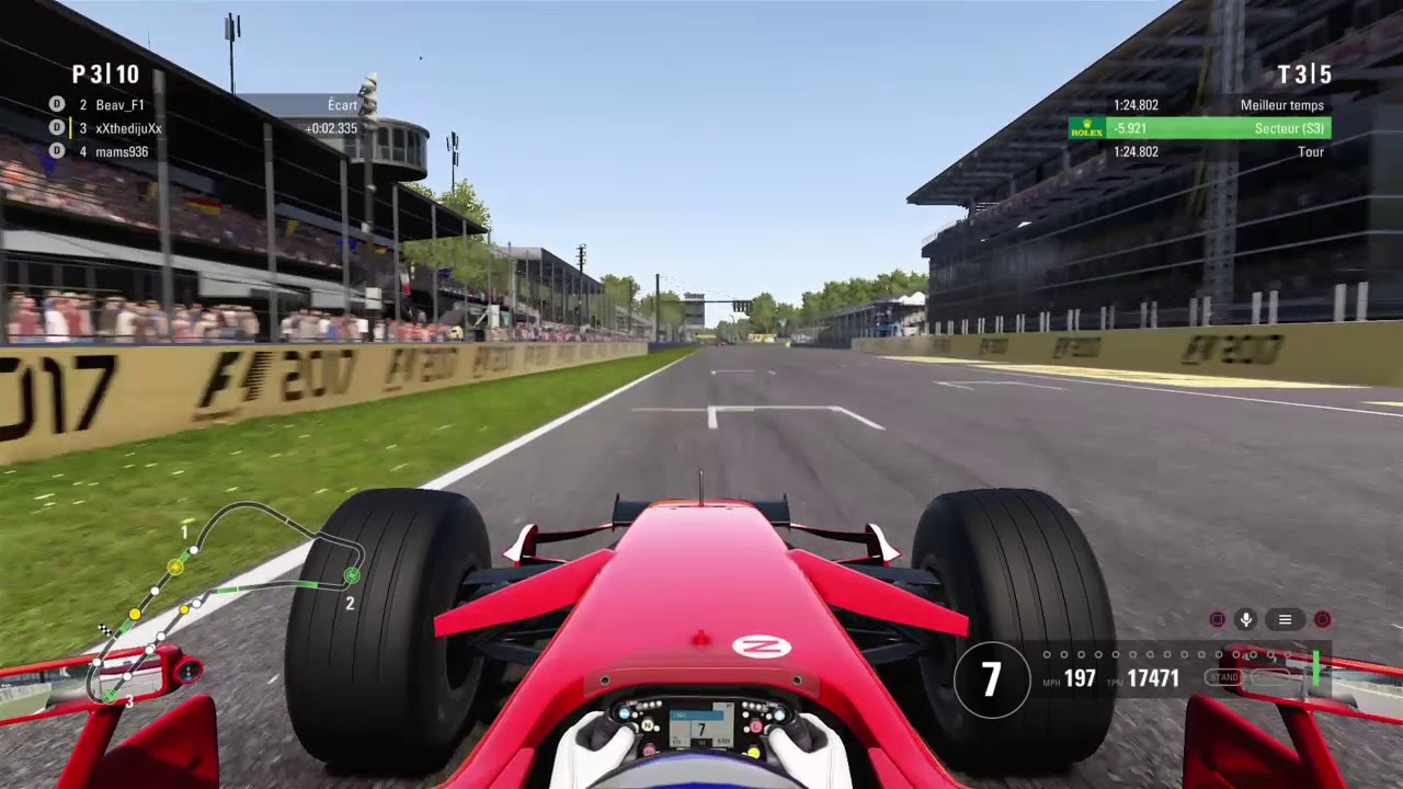F1 2017 | PS4 | Multiplayer Monza #35 F1 RETRO - YouTube
