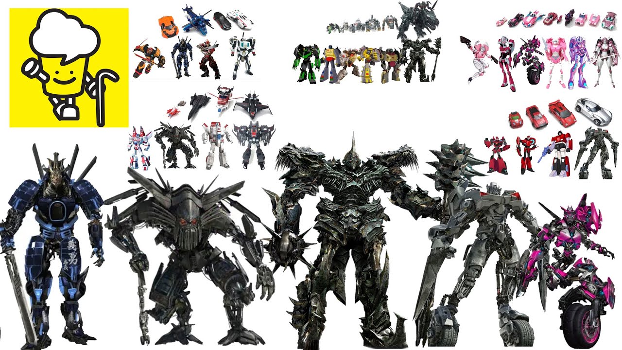 Different Transformers Series Grimlock Arcee Jetfire Sidewipe Drift ランス ...