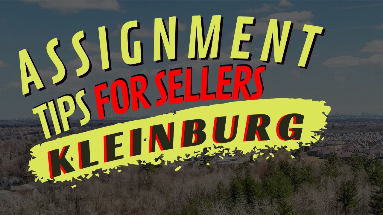 IMPORTANT Information for Sellers Considering an Assignment Sale - YouTube