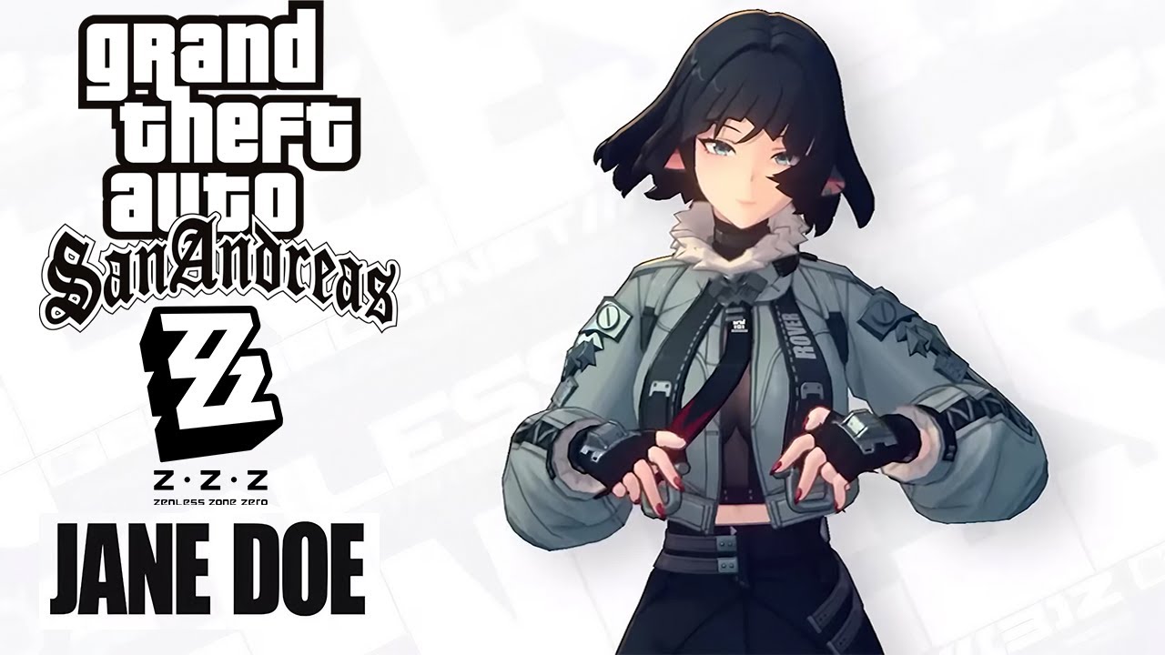 GTA x Zenless Zero Zone - Skin Jane Doe [PC & Mobile] - YouTube