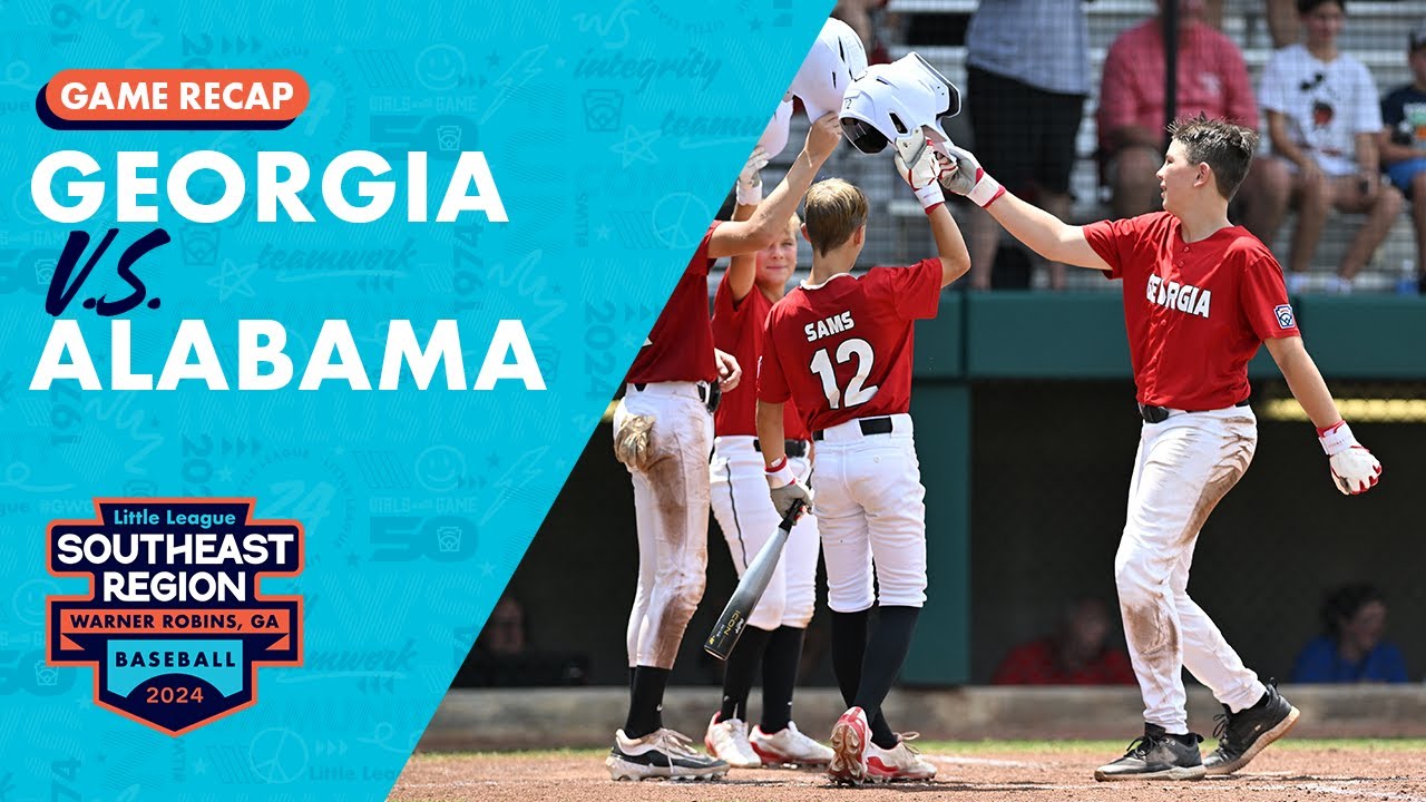 Game Highlights: Alabama vs. Georgia | Little League Baseball Southeast ...