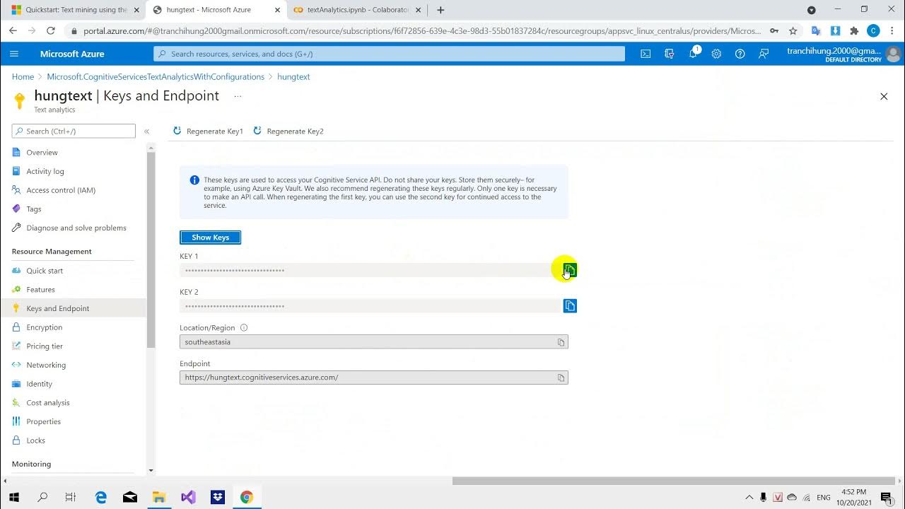 Azure text Analytics service - YouTube