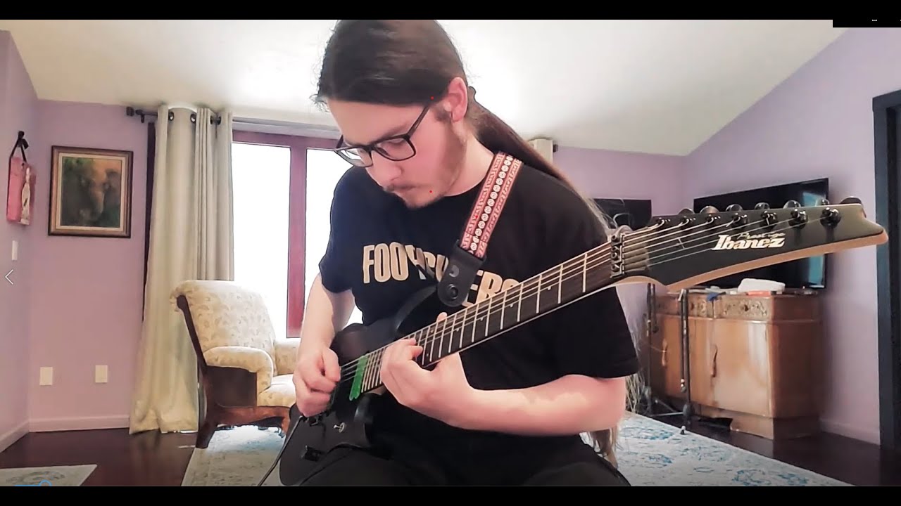 Its only smiles partial cover with Ibanez RGD2127 - YouTube