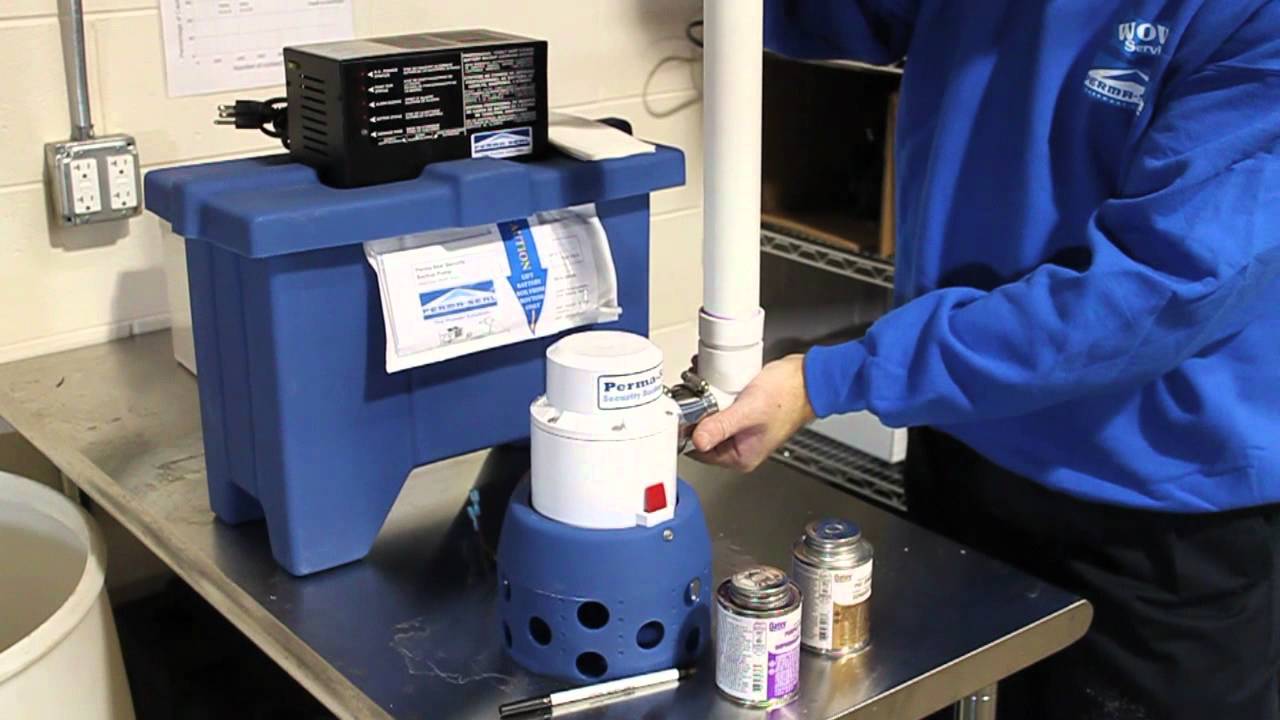 Perma-Seal Security Backup Pump Installation Video - YouTube