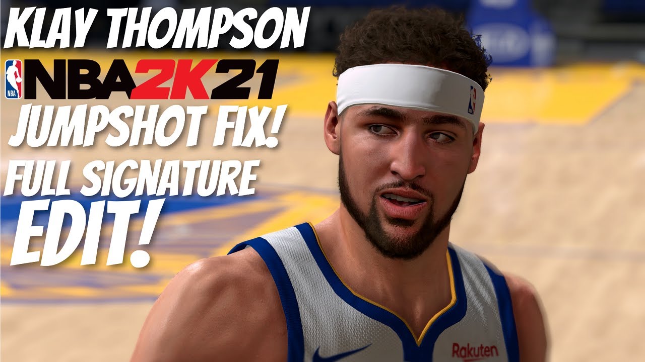 NBA 2K21 Klay Thompson SUPER ACCURATE Jumpshot Fix! Splash Bro! - YouTube