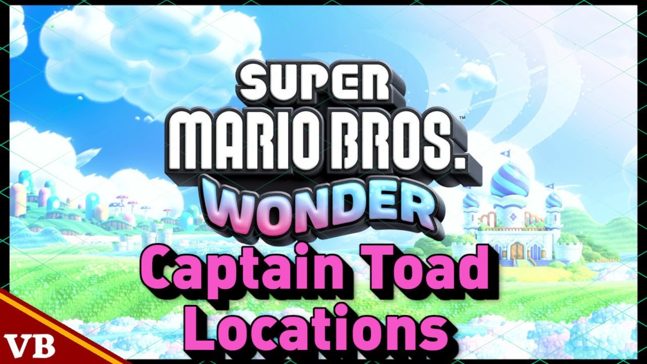 Super Mario Bros. Wonder: Captain Toad Locations - YouTube