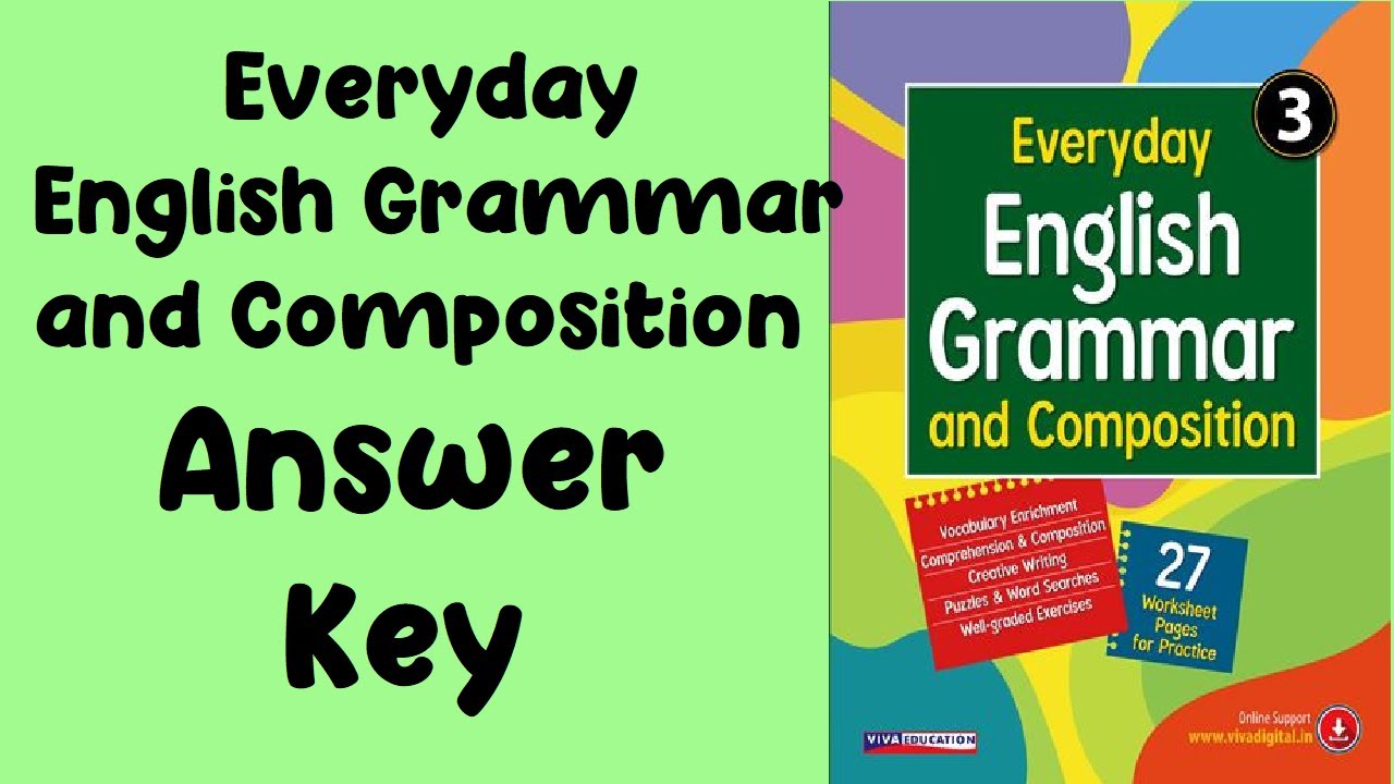 Everyday English Grammar and Composition Answer Key (Class 3) - YouTube