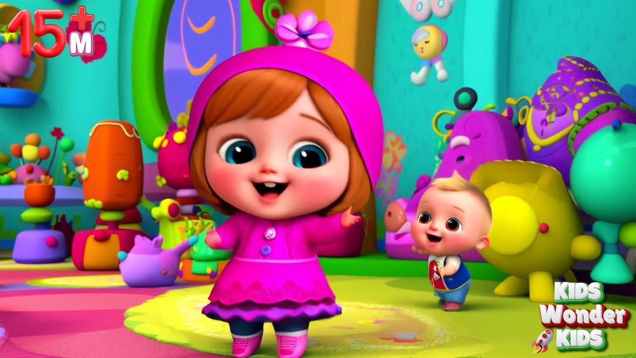 Lily and Friends' Happy Toy Play! A Song About Sharing | Nursery Rhymes ...