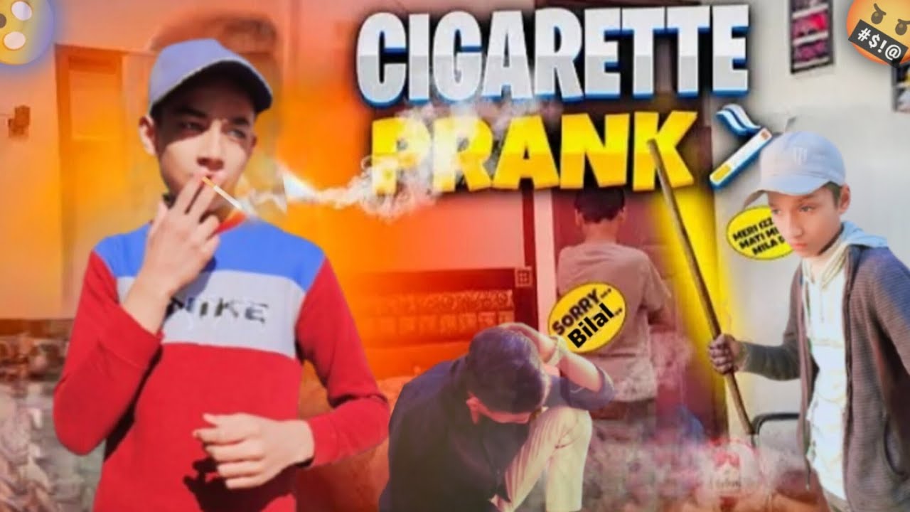 Bilal Ke Sath Cigarette Prank Kar Diya 🚬 - YouTube