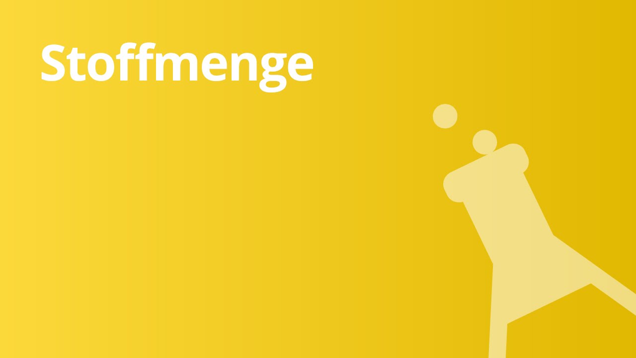Die Masse, die Molmasse und die Stoffmenge | Chemie | Modelle, Formeln ...