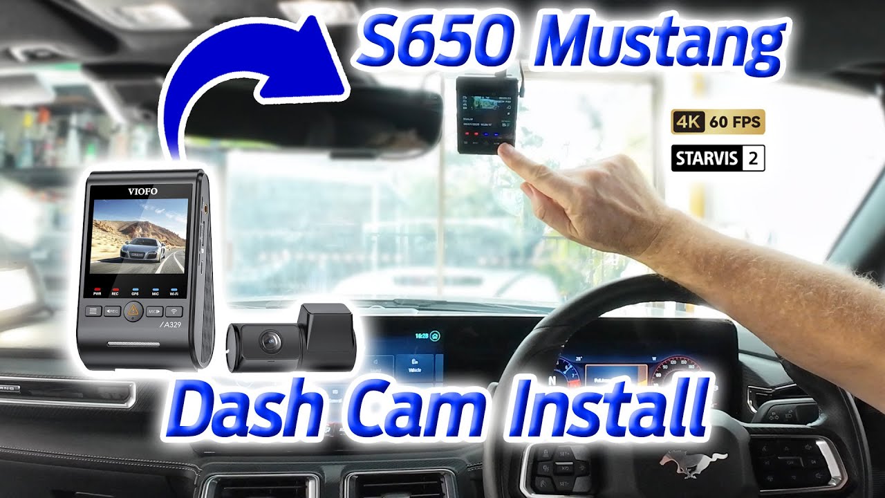 S650 2024 Mustang Dash Cam Install - YouTube