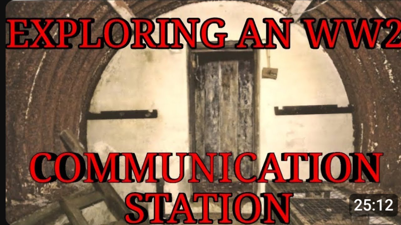 EXPLORING AN WW2 COMMUNICATION BUNKER 😮 - YouTube