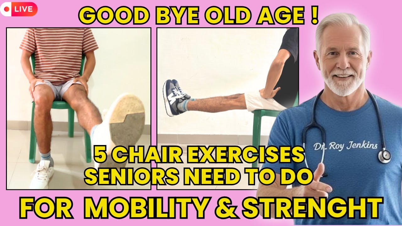 5 Gentle Chair Exercises for Seniors | 10-Minute Seated Routine at Home ...