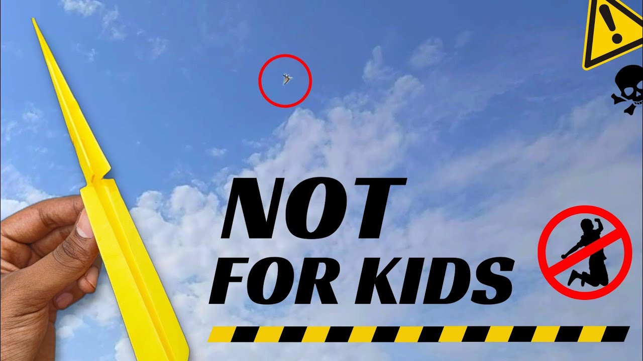 Too POWERFUL and DANGEROUS origami for kids so [ Not for kids ] . - YouTube