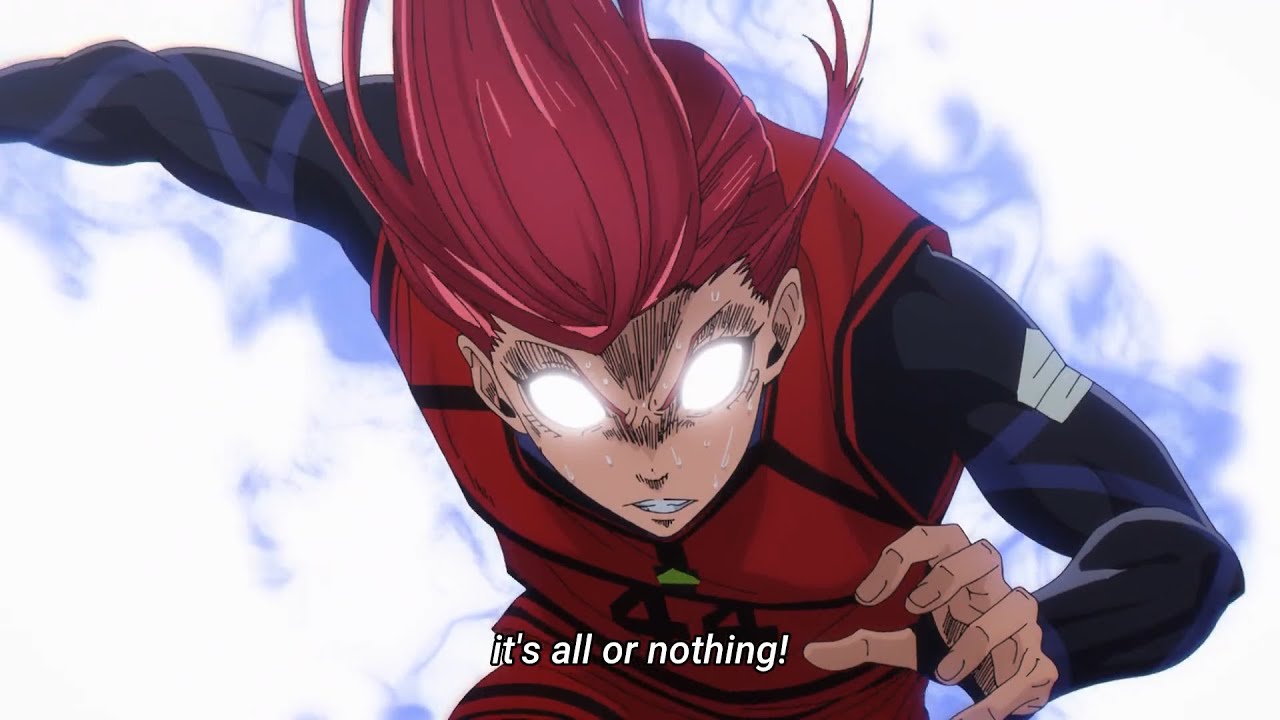 Chigiri's Evolved Weapon: "No Slowing" Dribbling - YouTube