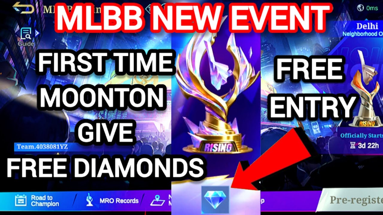 MLBB RISING OPEN EVENT | GET FREE DIAMONDS AND REWARDS, HOW TO JOIN ...